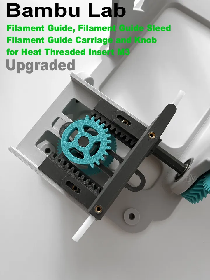 Bambu Lab Filament Spool Winder - Filament Guide, Filament Guide Sled ...