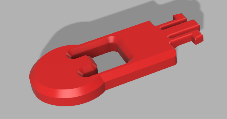 Hozelock Compact Reel locking key by BC Designs | Download free STL ...