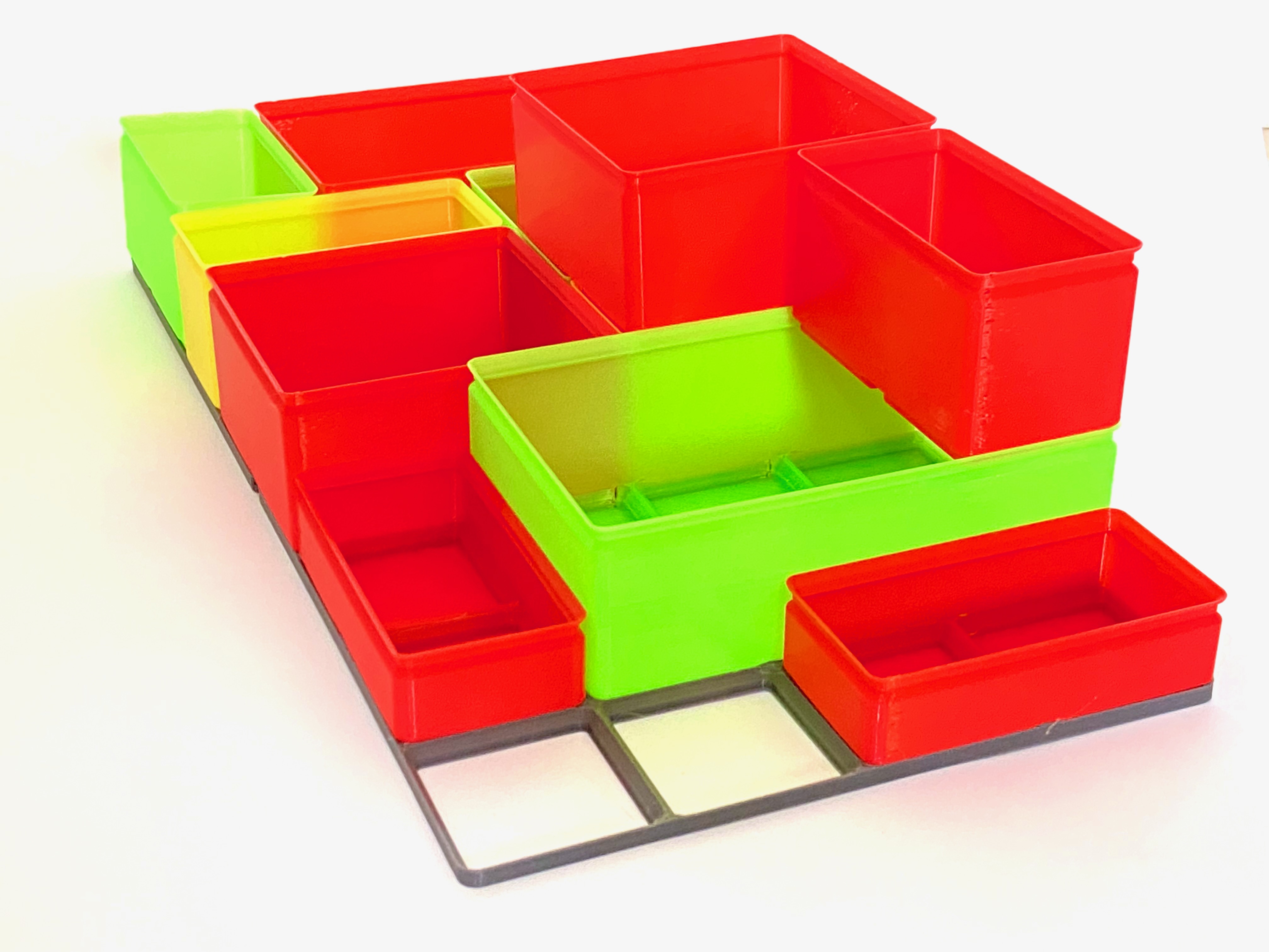 Gridfinity Baseplate (Quick print, lite version, less filament) by GlennovitS 3D | Download free ...