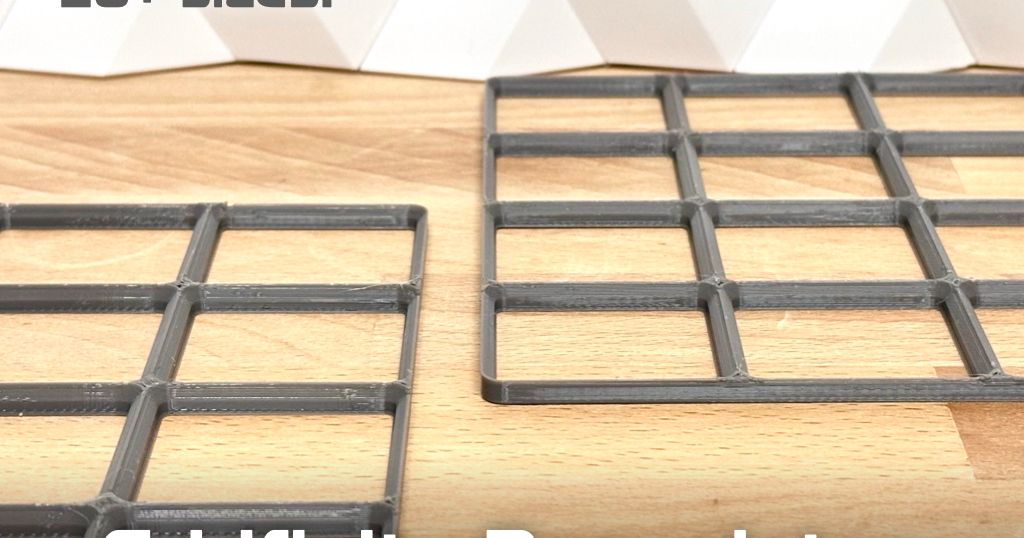 Gridfinity Baseplate (Quick print, lite version, less filament) by ...