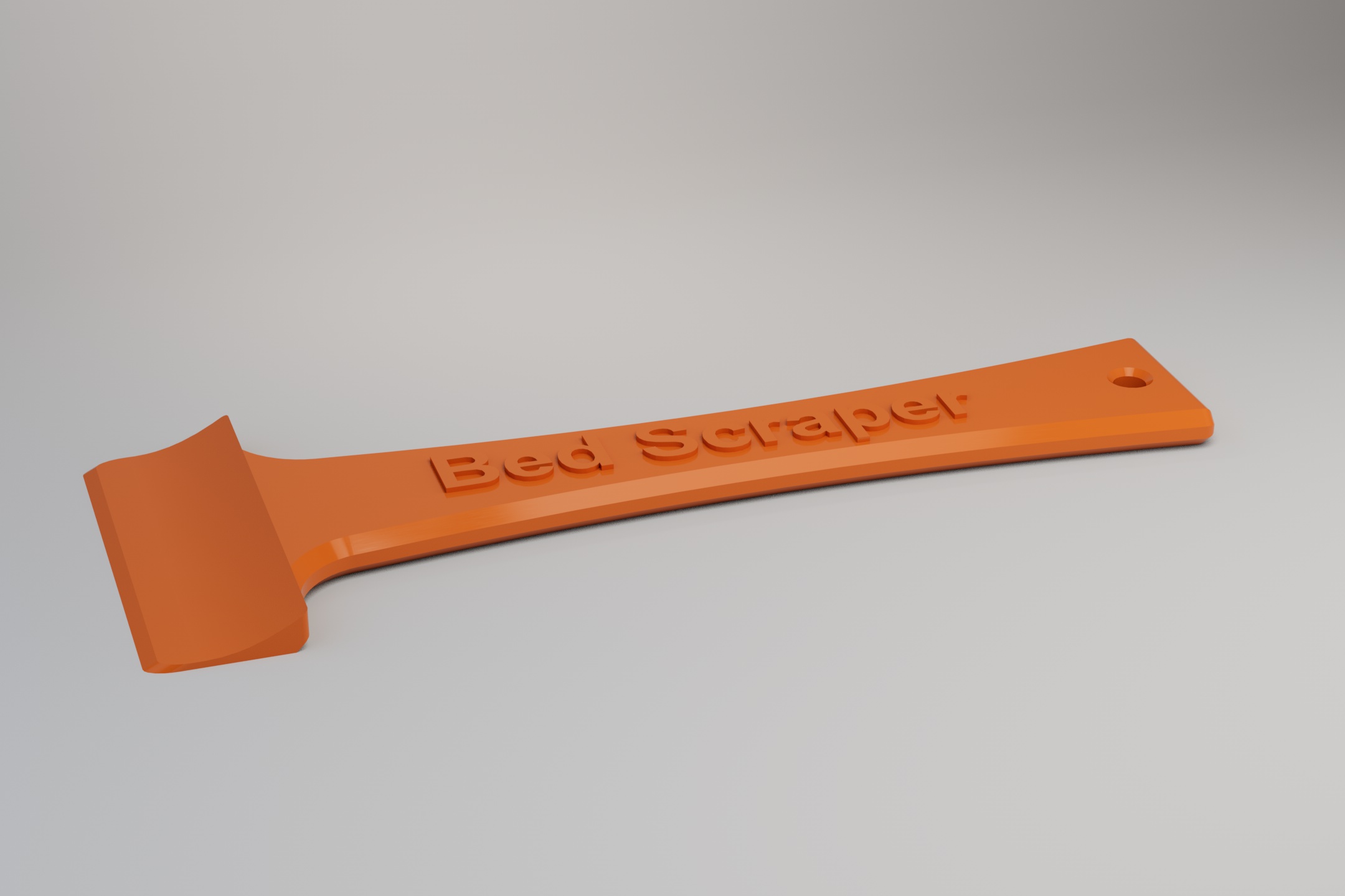 Arced Bed Scraper by Lopatka | Download free STL model | Printables.com