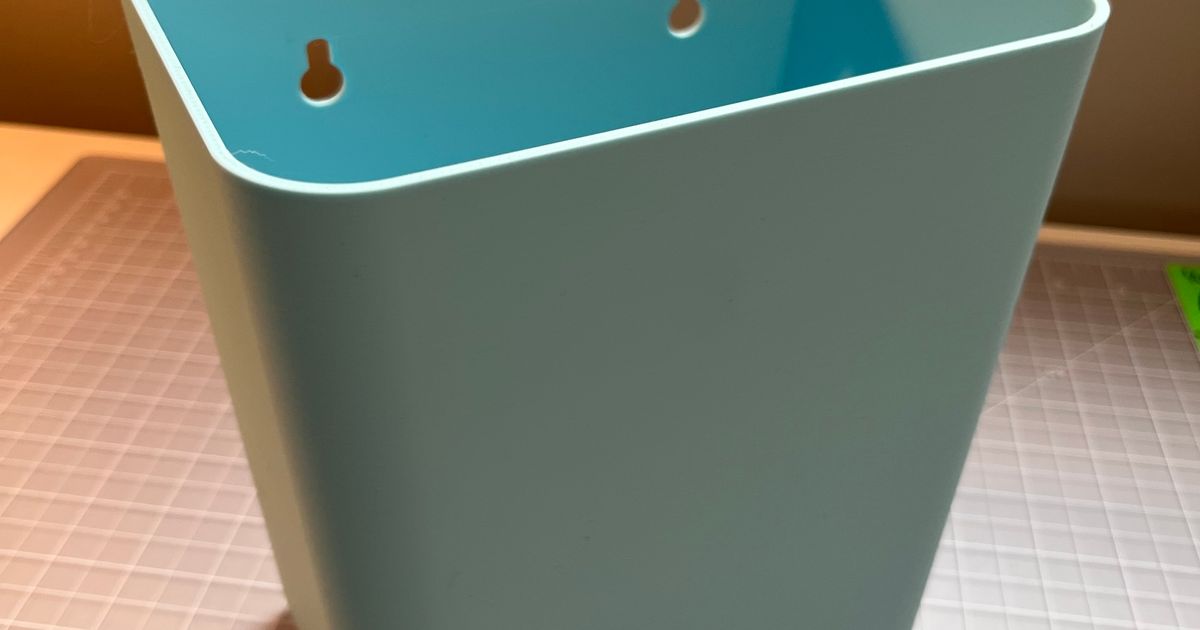 Mini Trash Can - 2 Holes by mikekasper303 | Download free STL model ...