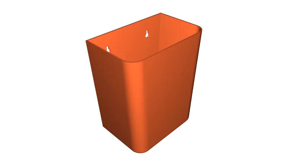 Mini Trash Can - 2 Holes by mikekasper303 | Download free STL model ...