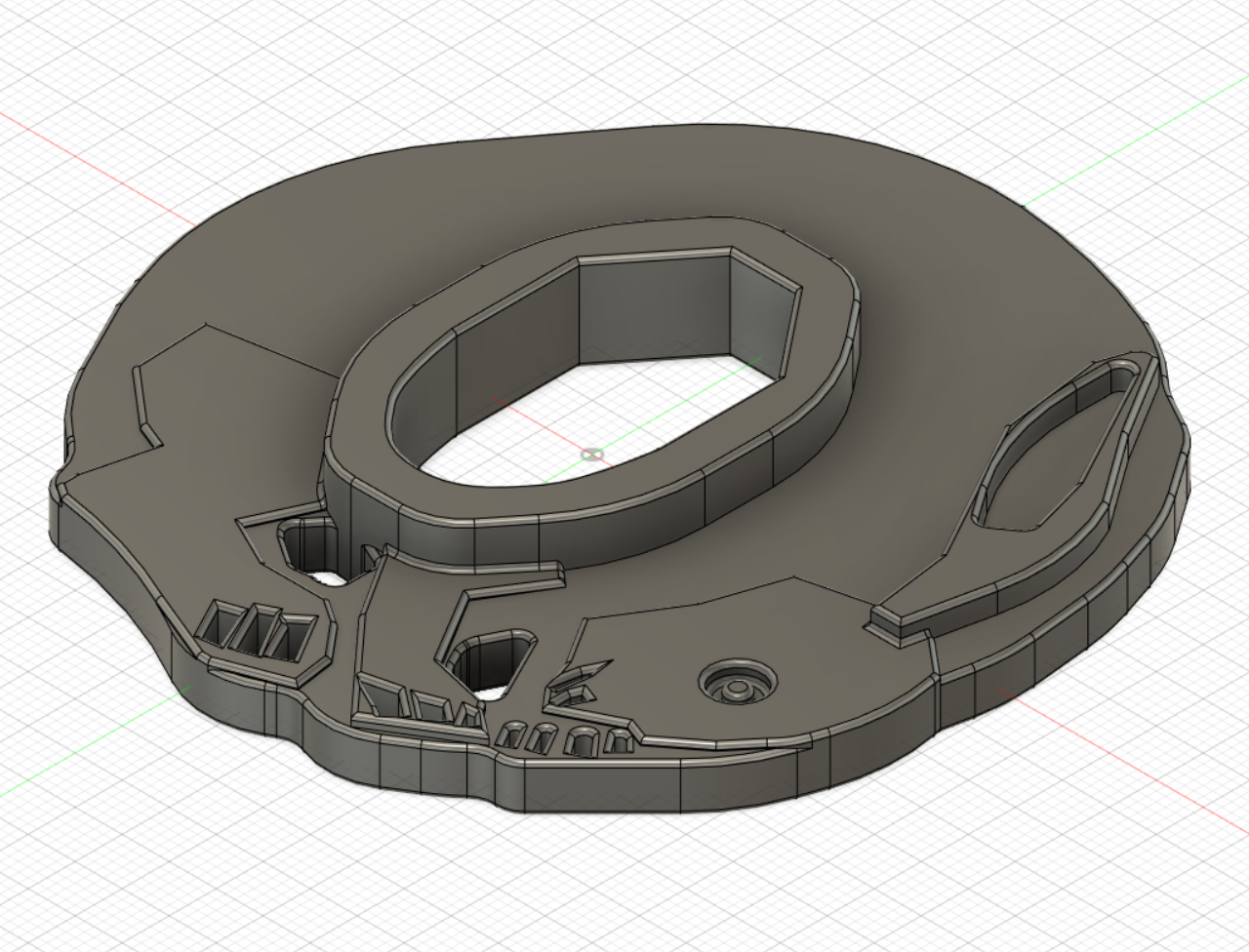 Tsuba for wooden bokken. by Kartoshka | Download free STL model ...