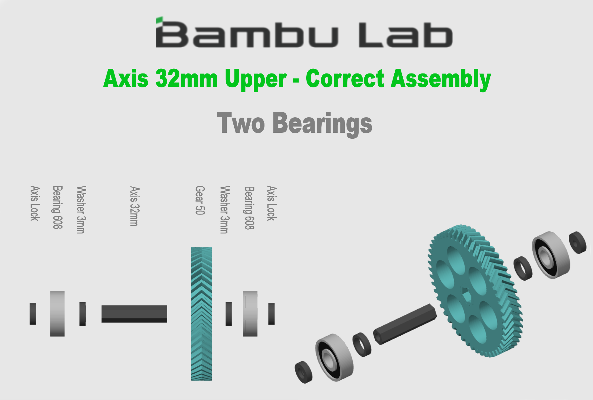 Bambu Lab Filament Spool Winder - Upgraded All Gears and Axes by Damian ...