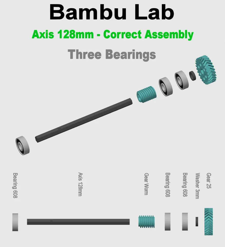 Bambu Lab Filament Spool Winder - Upgraded All Gears and Axes by STORM ...