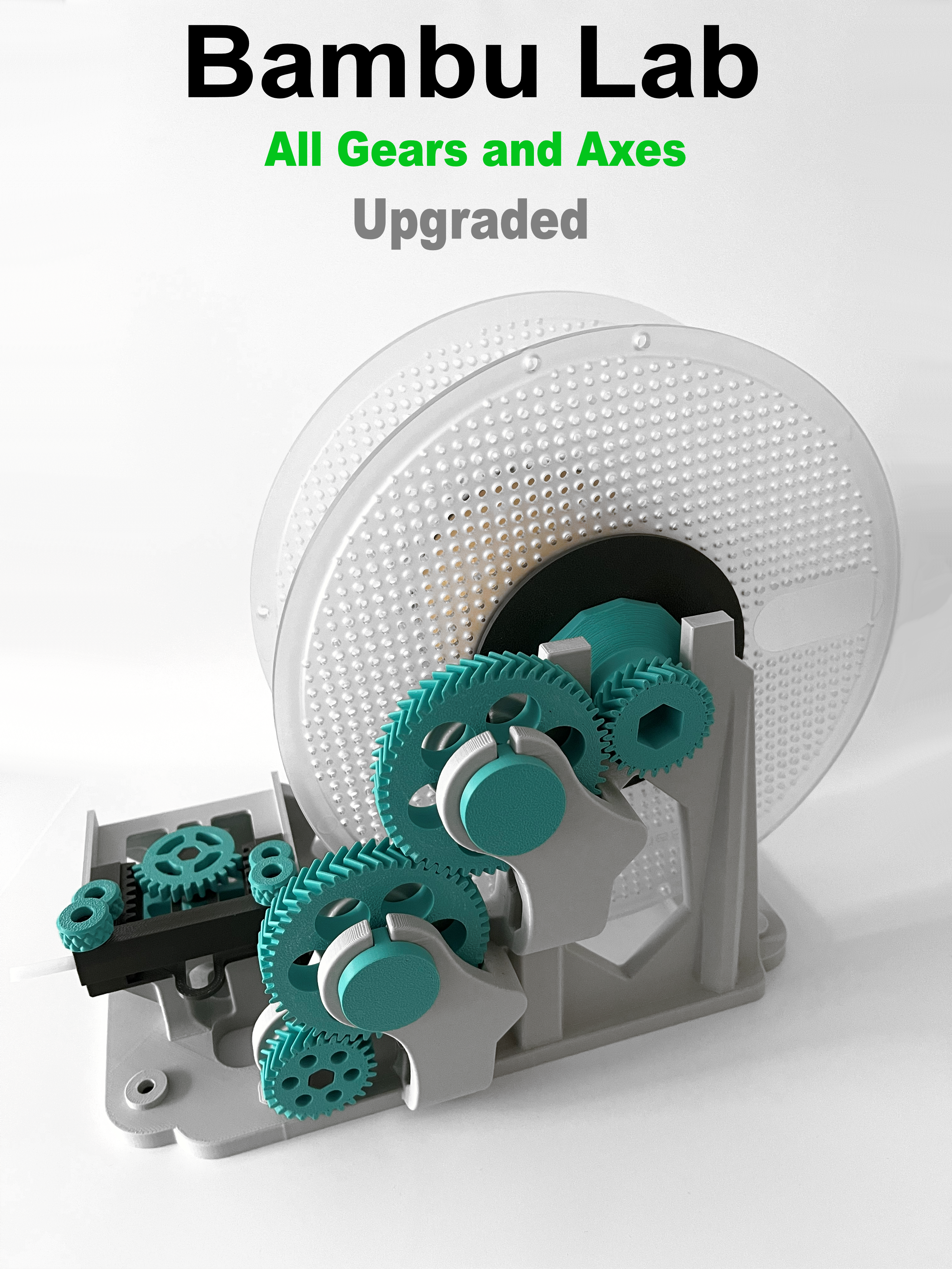 Bambu Lab Filament Spool Winder - Upgraded All Gears and Axes od autora ...