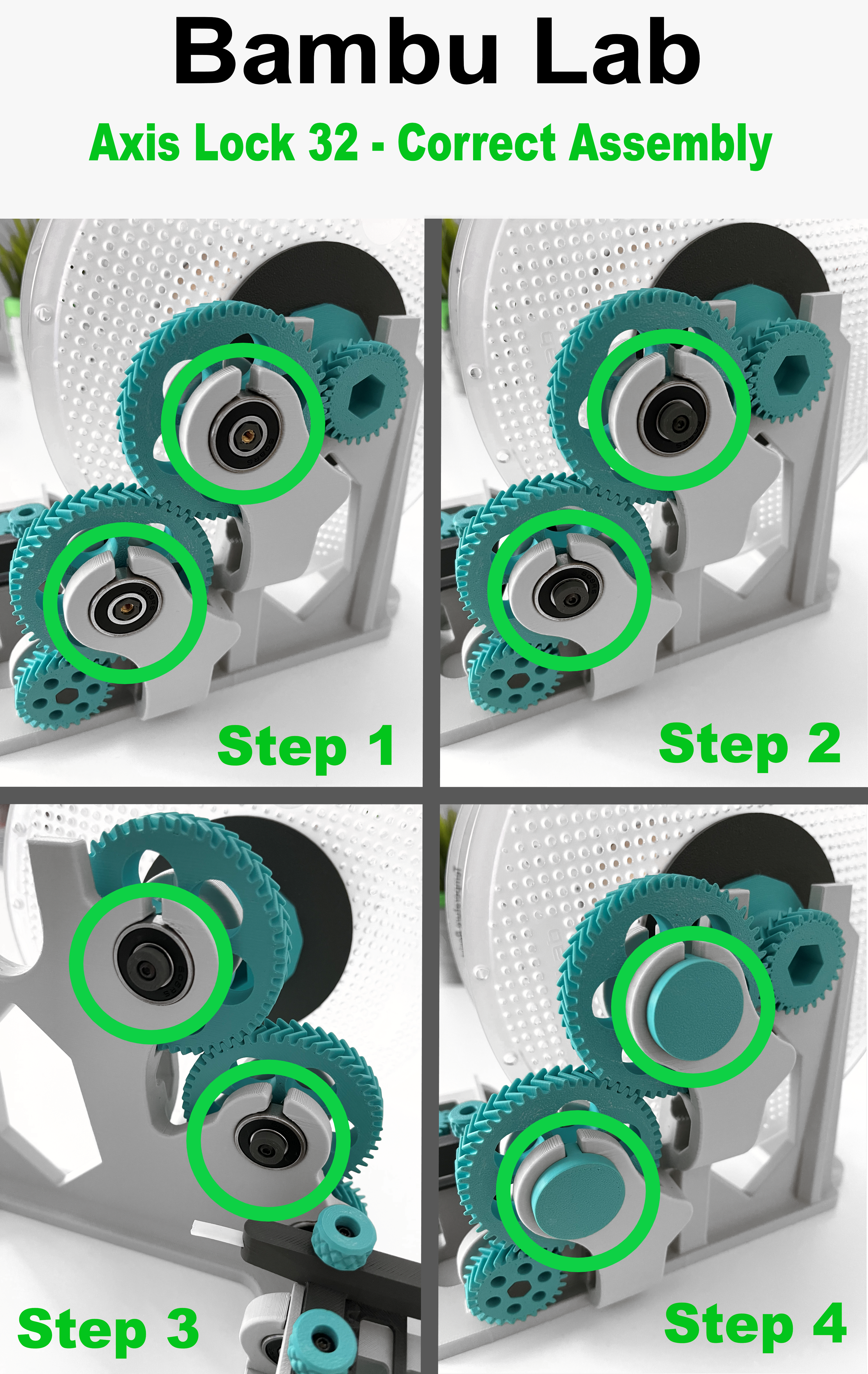 Bambu Lab Filament Spool Winder - Upgraded All Gears and Axes by Damian ...