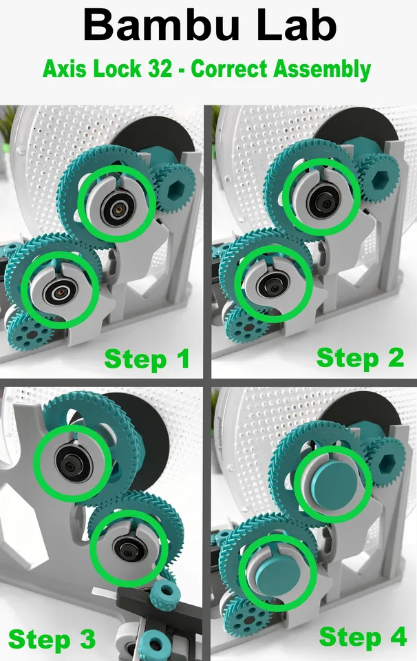 Bambu Lab Filament Spool Winder - Upgraded All Gears and Axes by STORM ...