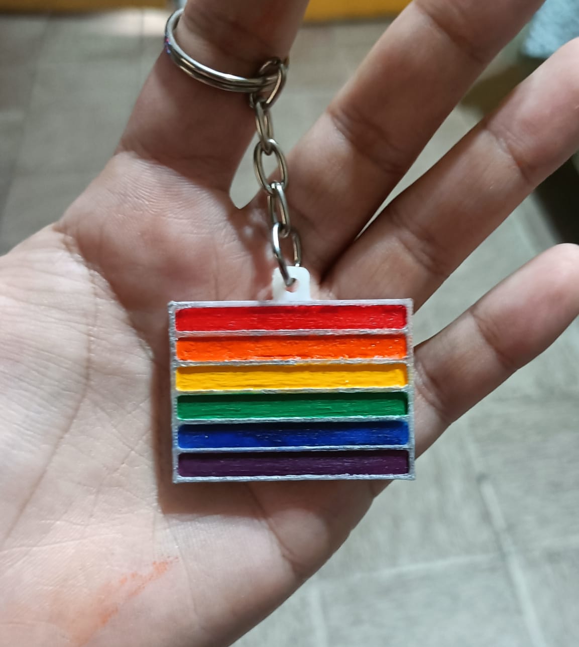 Pride LGBTQ (Keychain / Llavero) by AlejandraR57 | Download free STL ...