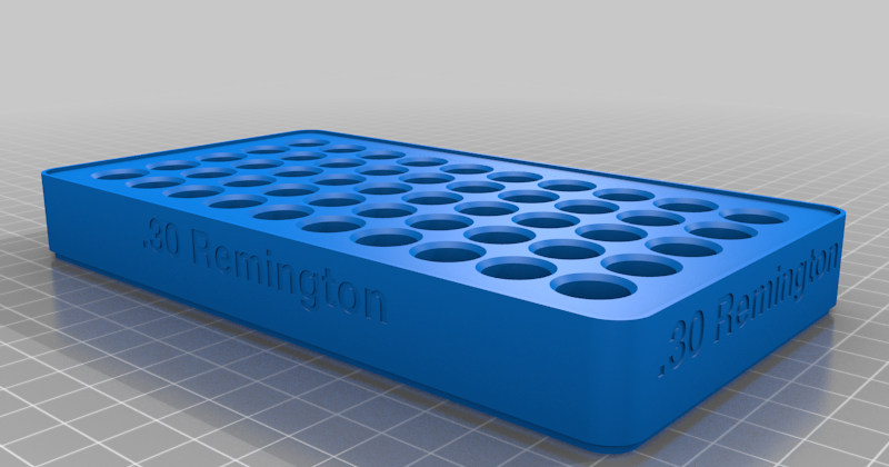 .30 Remington Stacking Loading Block by brass_ring | Download free STL ...