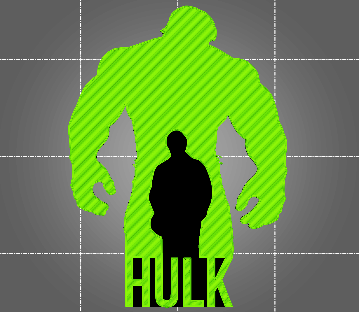Incredible Hulk 2 Colors by Triple G Workshop | Download free STL model ...