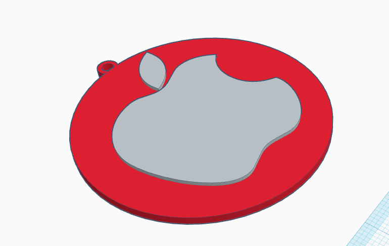 apple logo keychain by Levy Guttman | Download free STL model ...