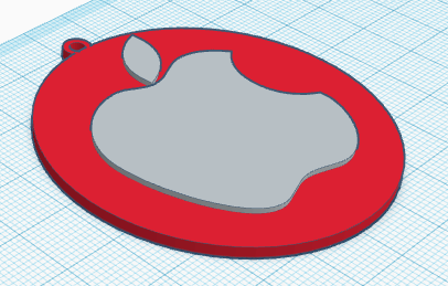 apple logo keychain by Levy Guttman | Download free STL model ...