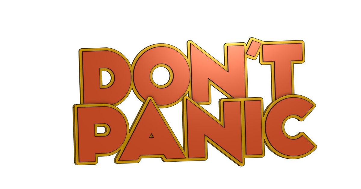 Don't Panic - Hitchhiker's Guide to the Galaxy by Ken Mills | Download free STL model ...