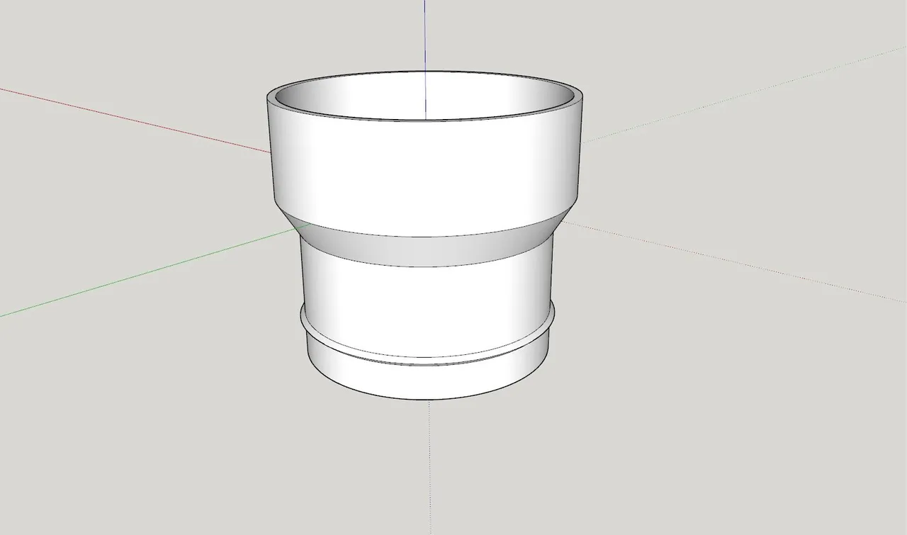 150mm pvc to 150mm duct by vorby | Download free STL model | Printables.com