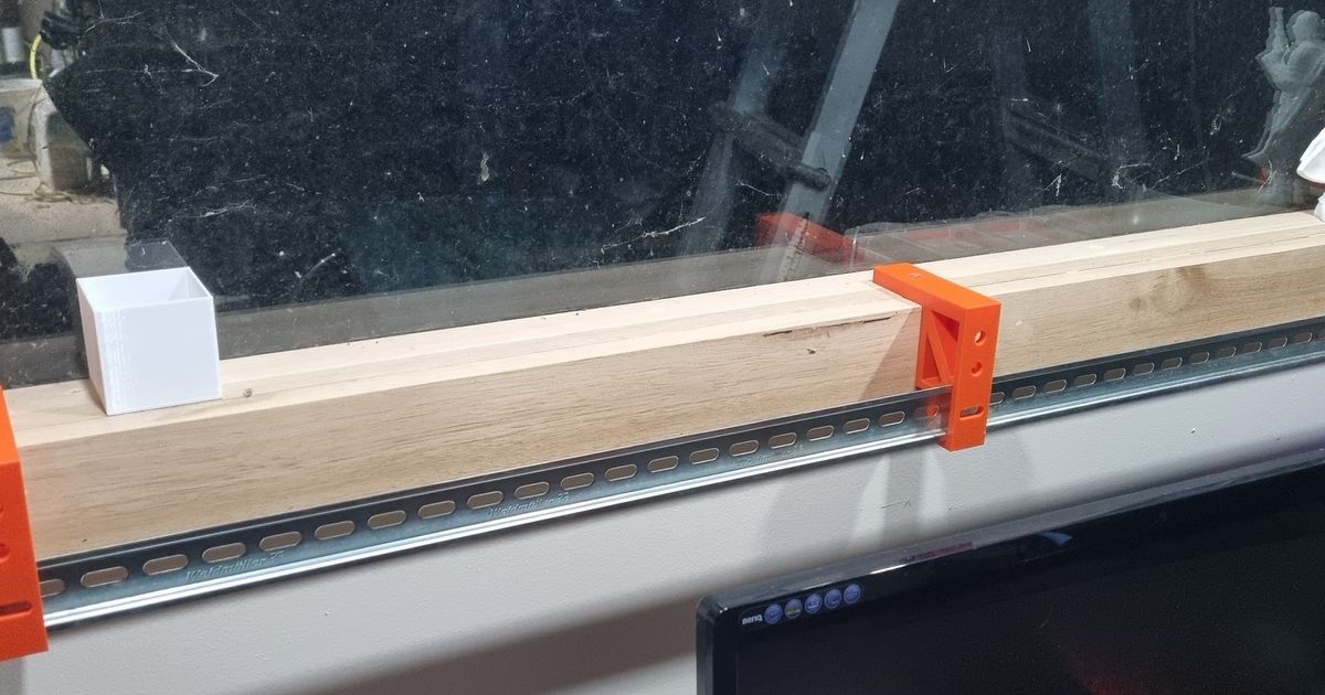 Din Rail Edge Mount by vorby | Download free STL model | Printables.com