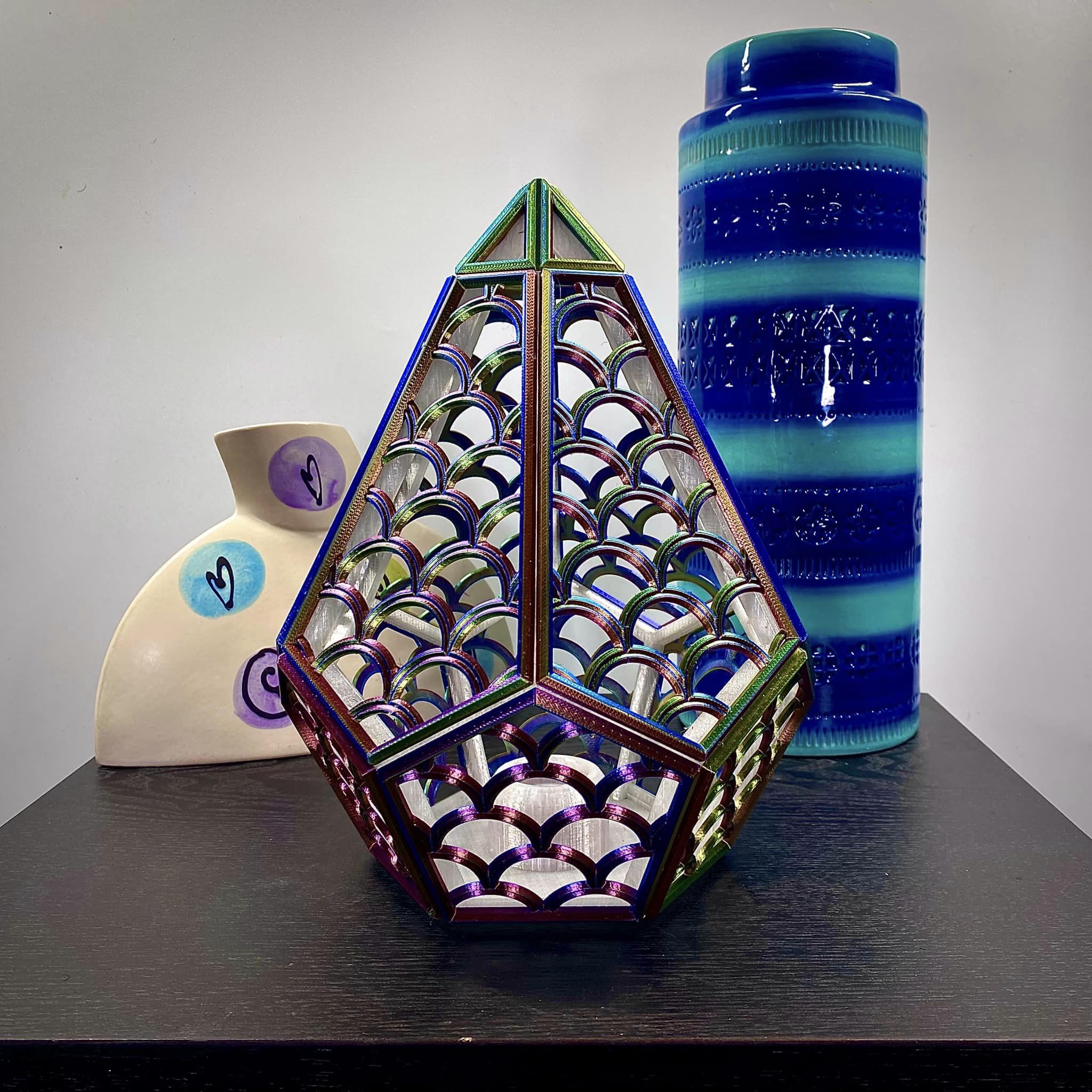 Fish Scale Lamp by ChrisTheViolaNerd | Download free STL model ...