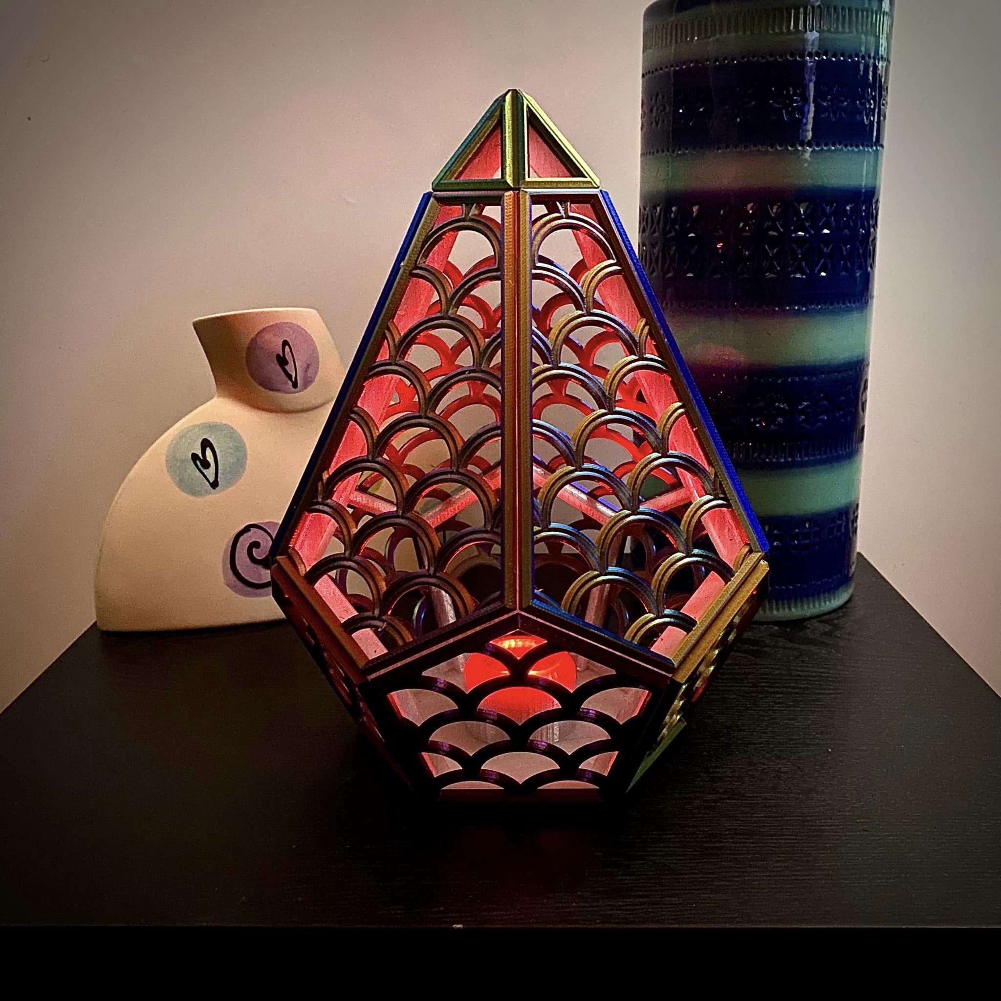 Fish Scale Lamp by ChrisTheViolaNerd | Download free STL model ...