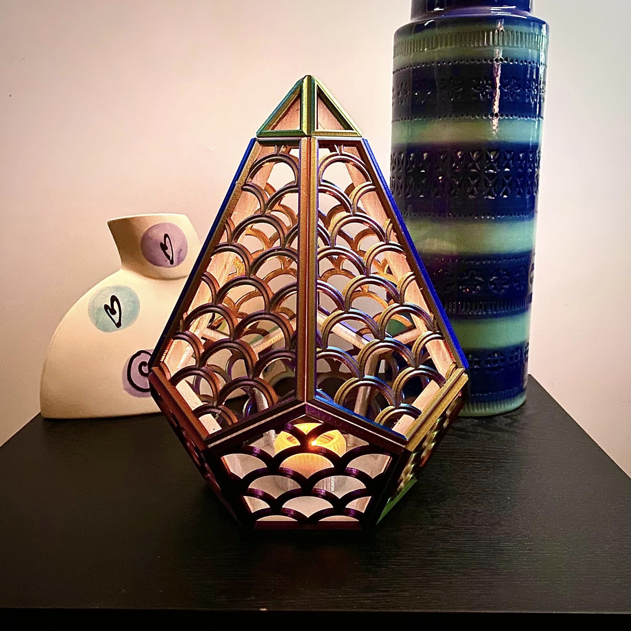 Fish Scale Lamp by ChrisTheViolaNerd | Download free STL model ...
