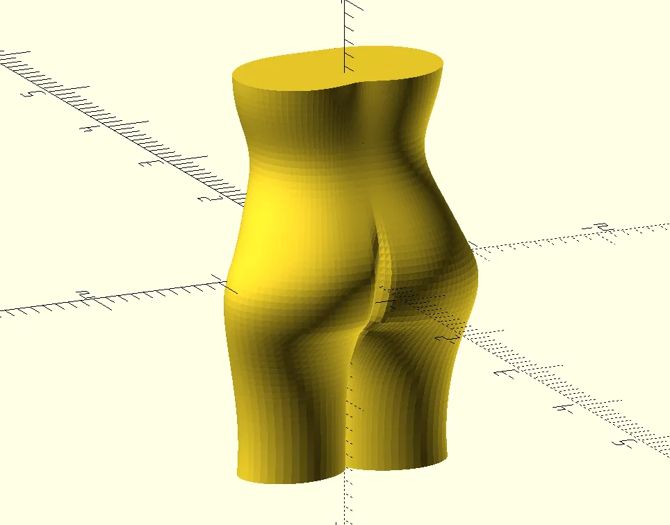 the famous Mathematica butt by Space Buck | Download free STL model | Printables.com