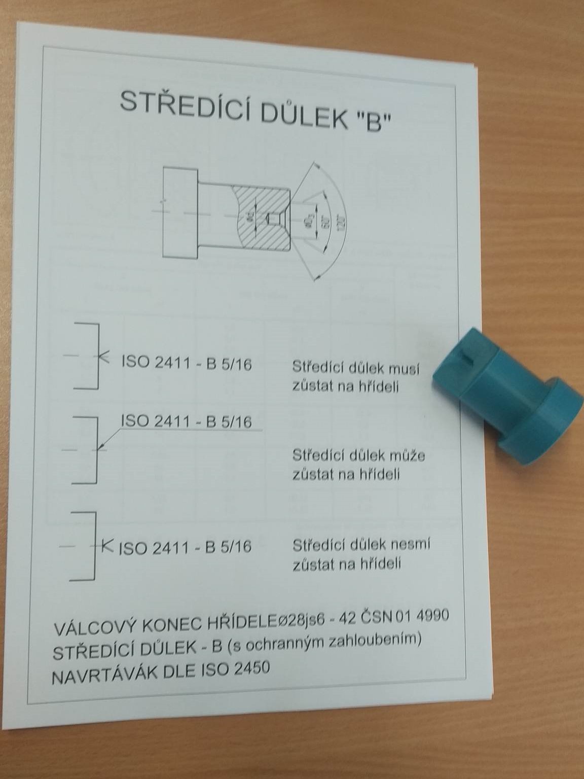 Středící důlek B by SPŠS VSETÍN | Download free STL model | Printables.com
