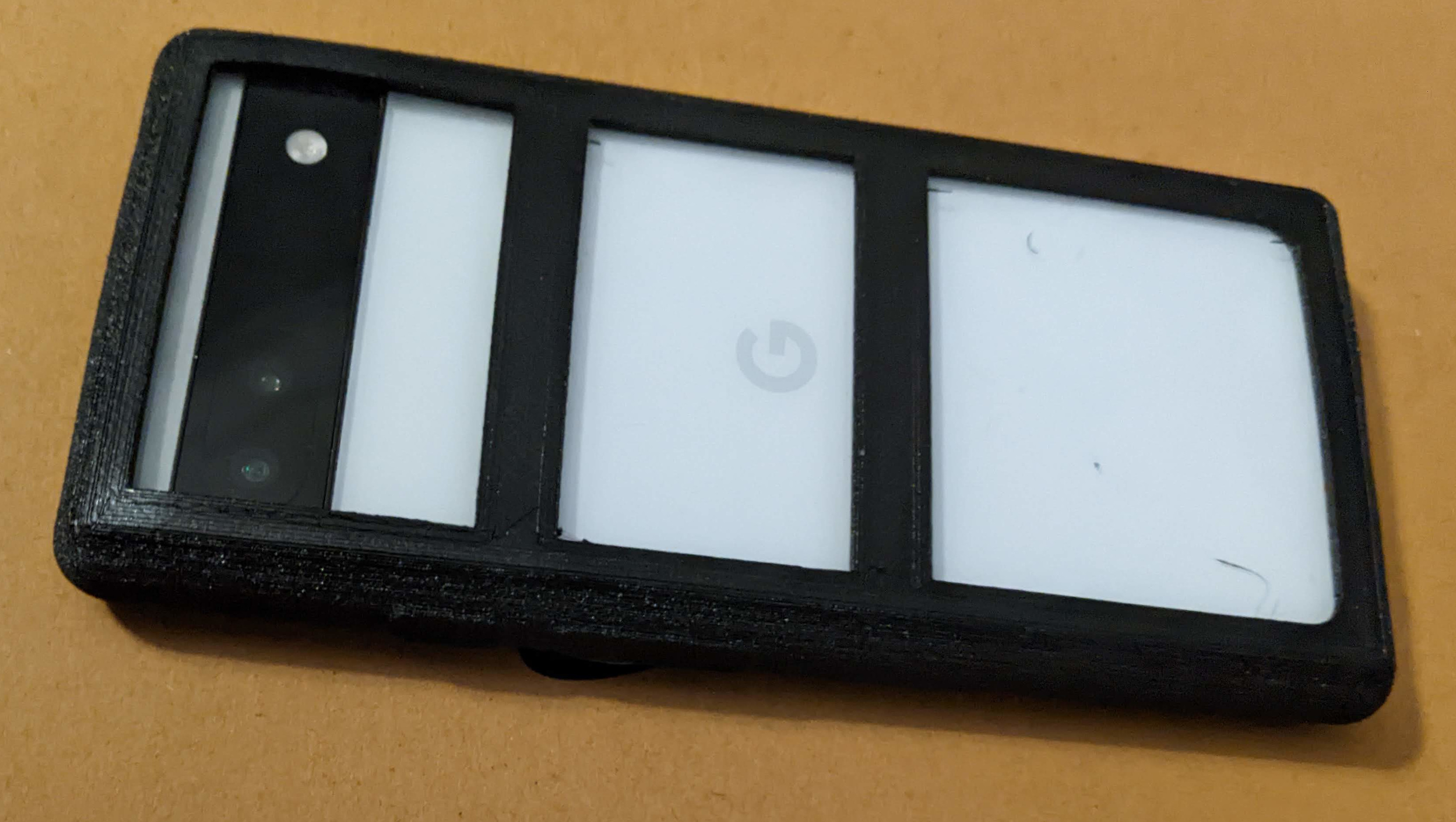 Open back Pixel 6a case by niknah | Download free STL model ...