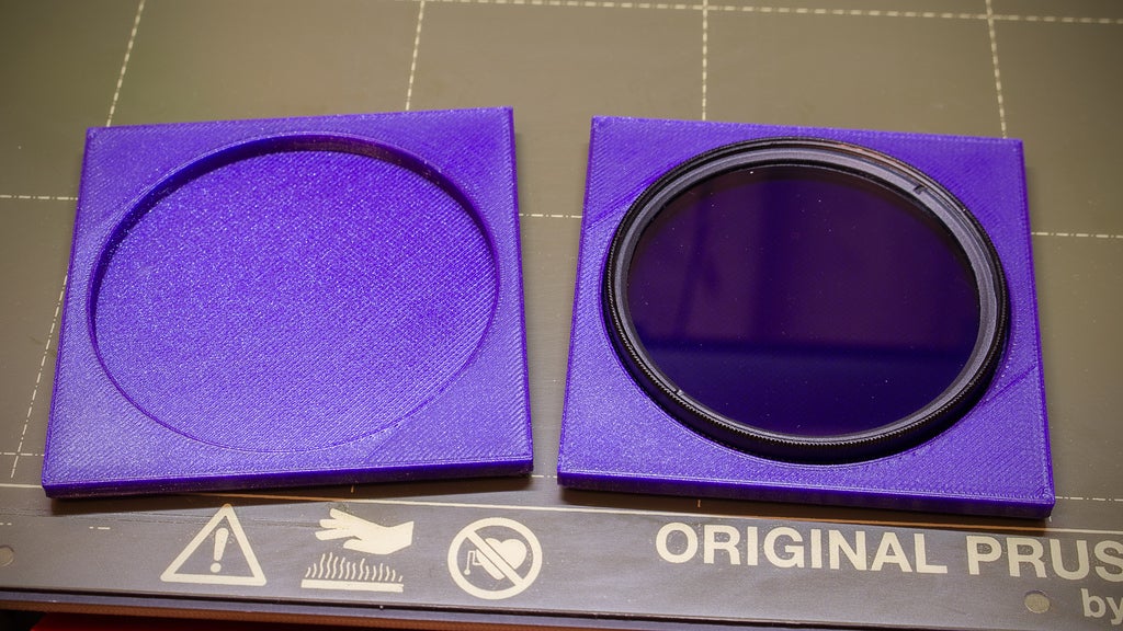 Magnetic filter box CPL 58mm by Lucas G. | Download free STL model ...