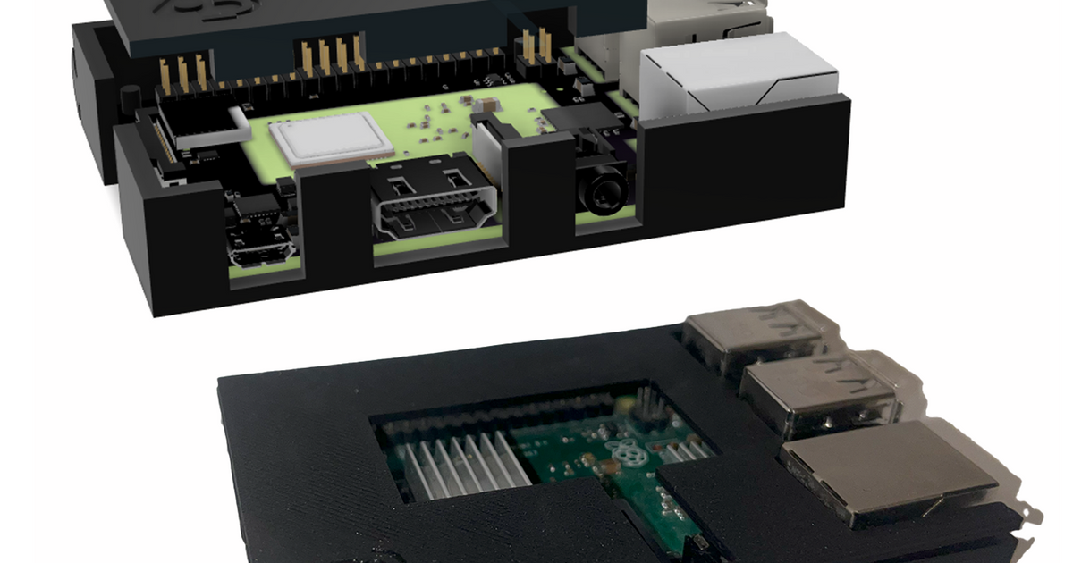 V-Slot case for Raspberry Pi 3B+ by ALL43DP | Download free STL model ...