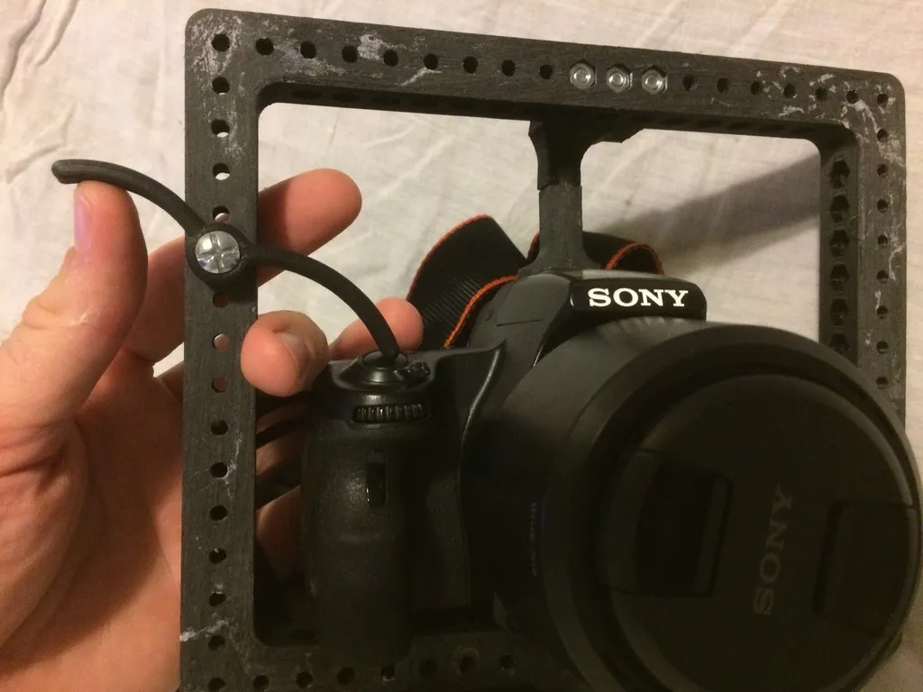 Remote button for cage modular DSLR by vanson | Download free STL model ...