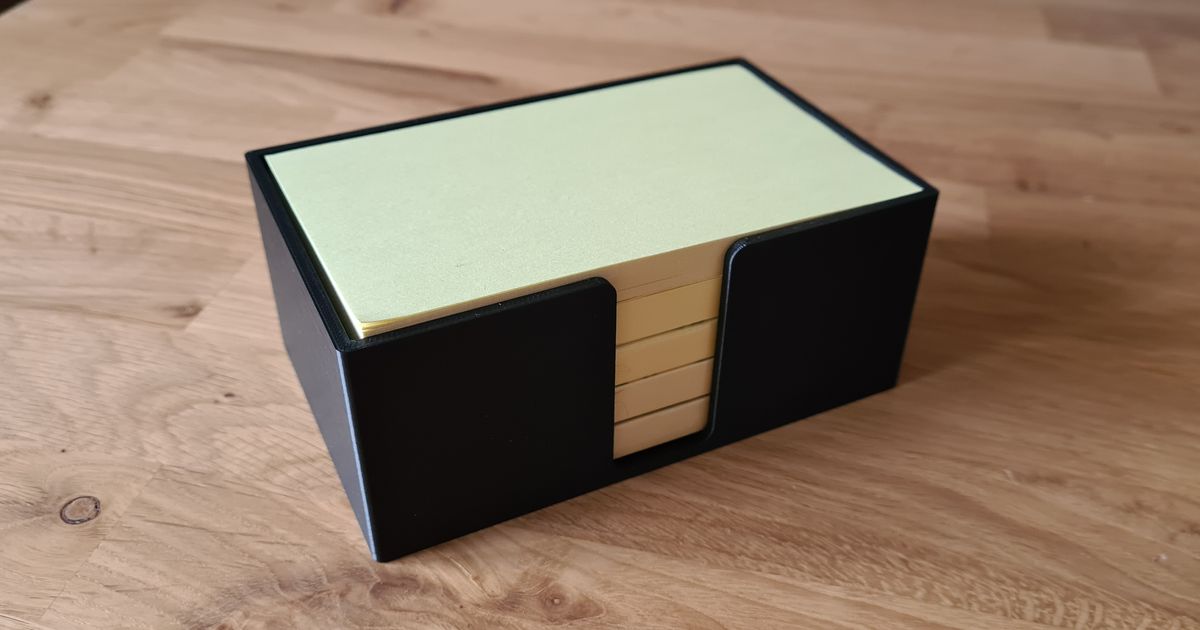 Large Post-It Storage by BinchePone | Download free STL model ...