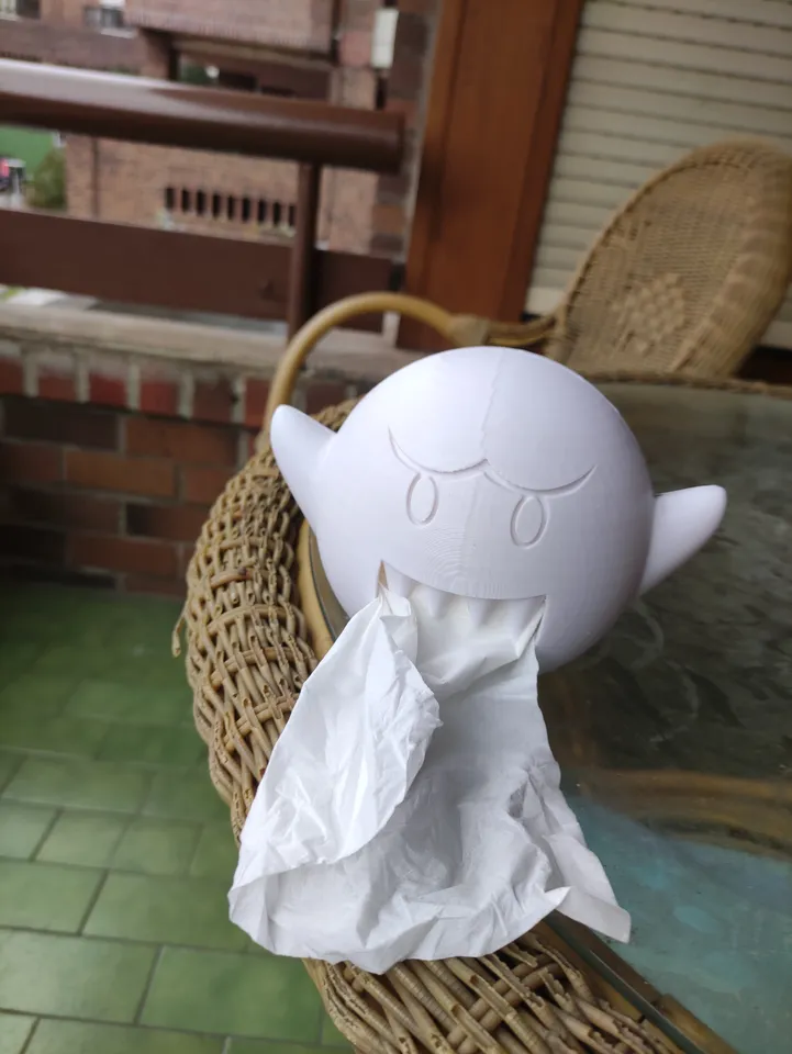 Boo | Mario Bros | Tissue Box Cover by Inhar Sola | Download free STL ...