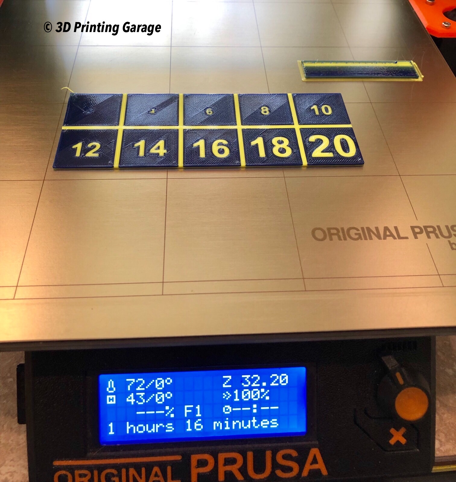 Test for text size in object - multicolor by Elsa | Download free STL ...