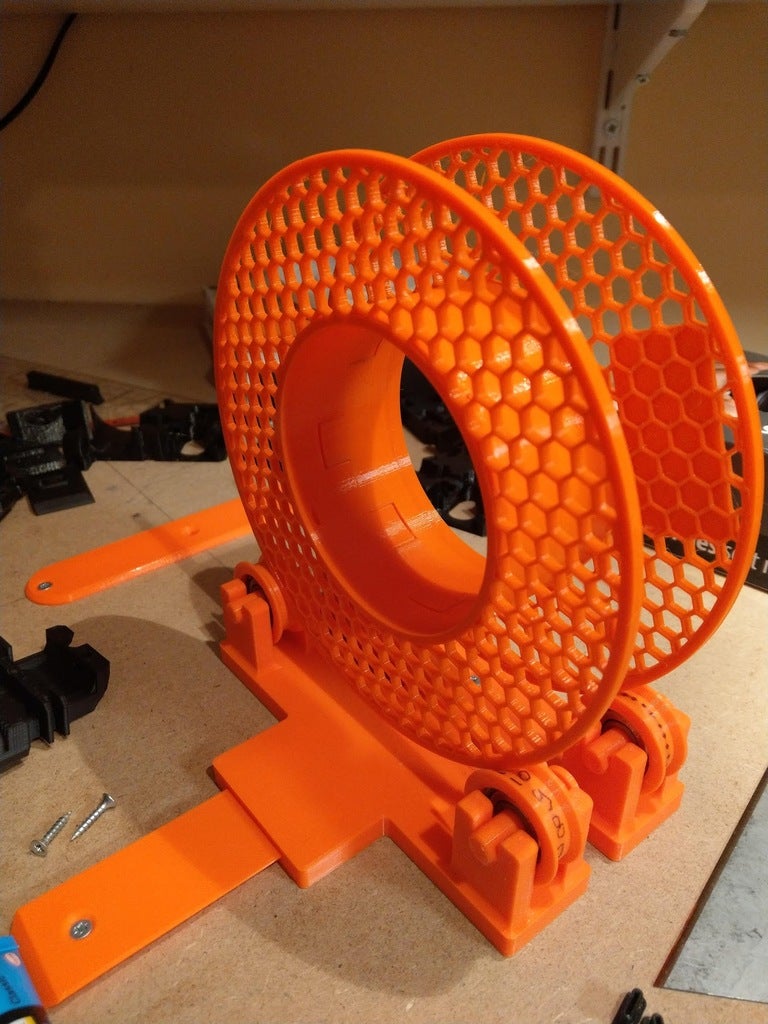 Mini filament spool by Ouwekaas | Download free STL model | Printables.com