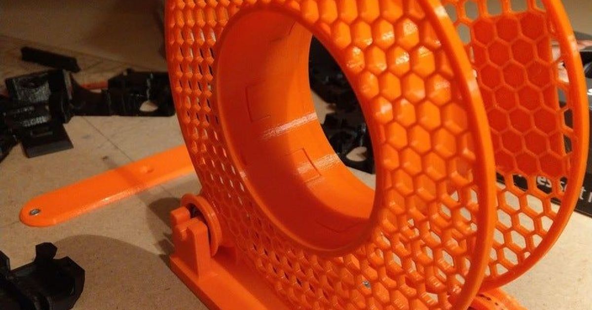 Mini filament spool by Ouwekaas | Download free STL model | Printables.com