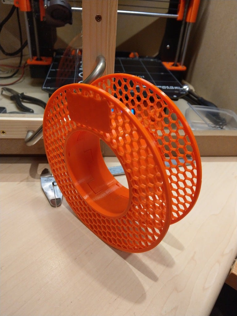 Mini filament spool by Ouwekaas | Download free STL model | Printables.com