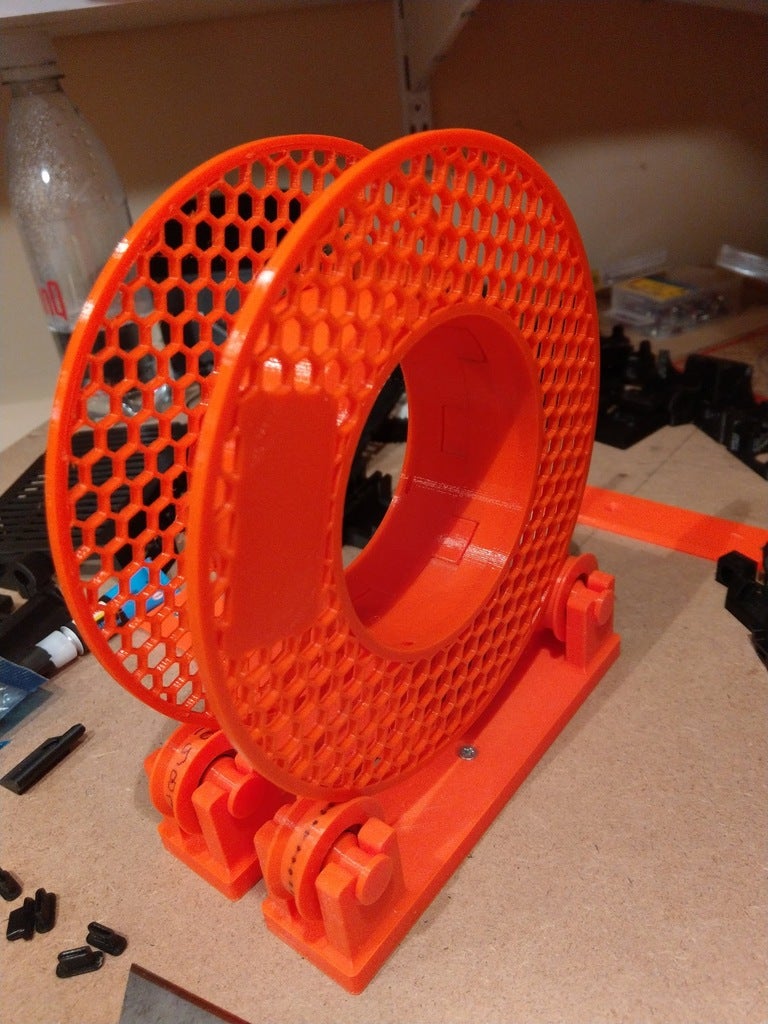 Mini filament spool by Ouwekaas | Download free STL model | Printables.com
