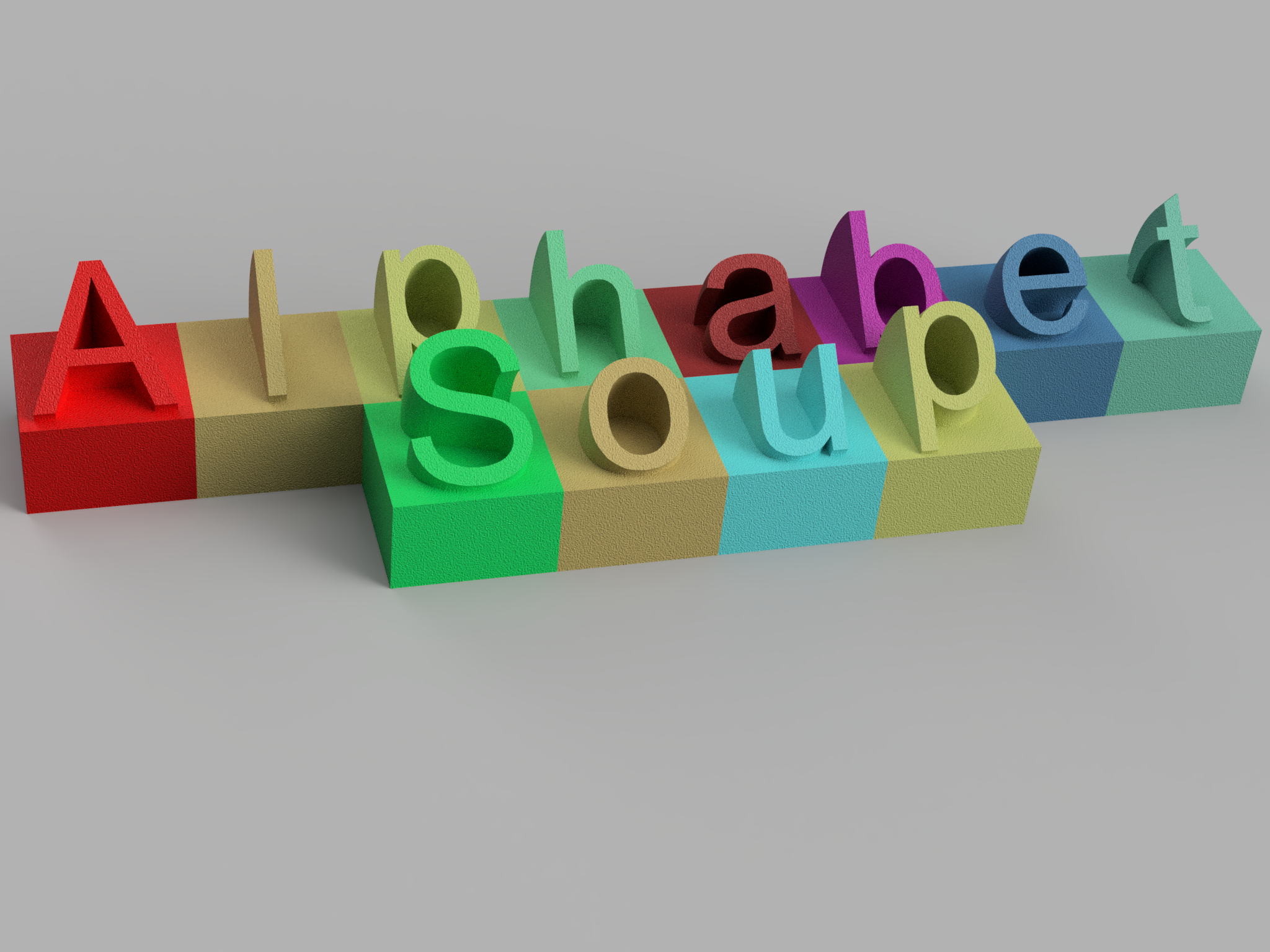 Letter & Symbol building blocks by Joe | Download free STL model ...