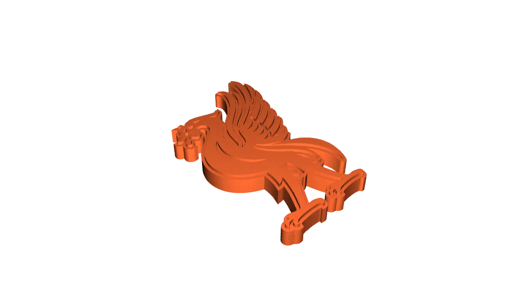 Liverpool Liver bird Logo by fawkeswei | Download free STL model ...