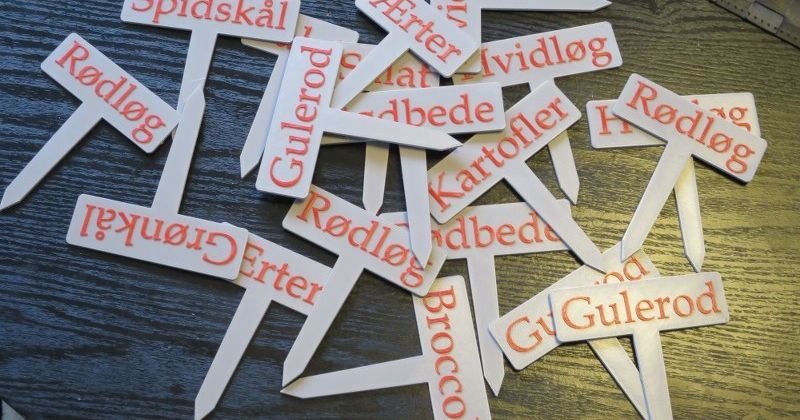 Garden Vegetable Signs by Thomaswt | Download free STL model ...