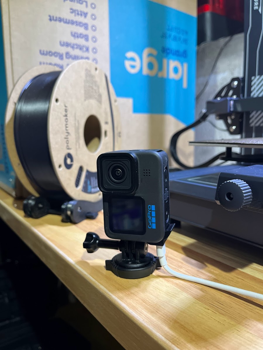 GoPro Vertical Mount with Charging Passthrough Hero 9, 10, 11 by Jeremy ...