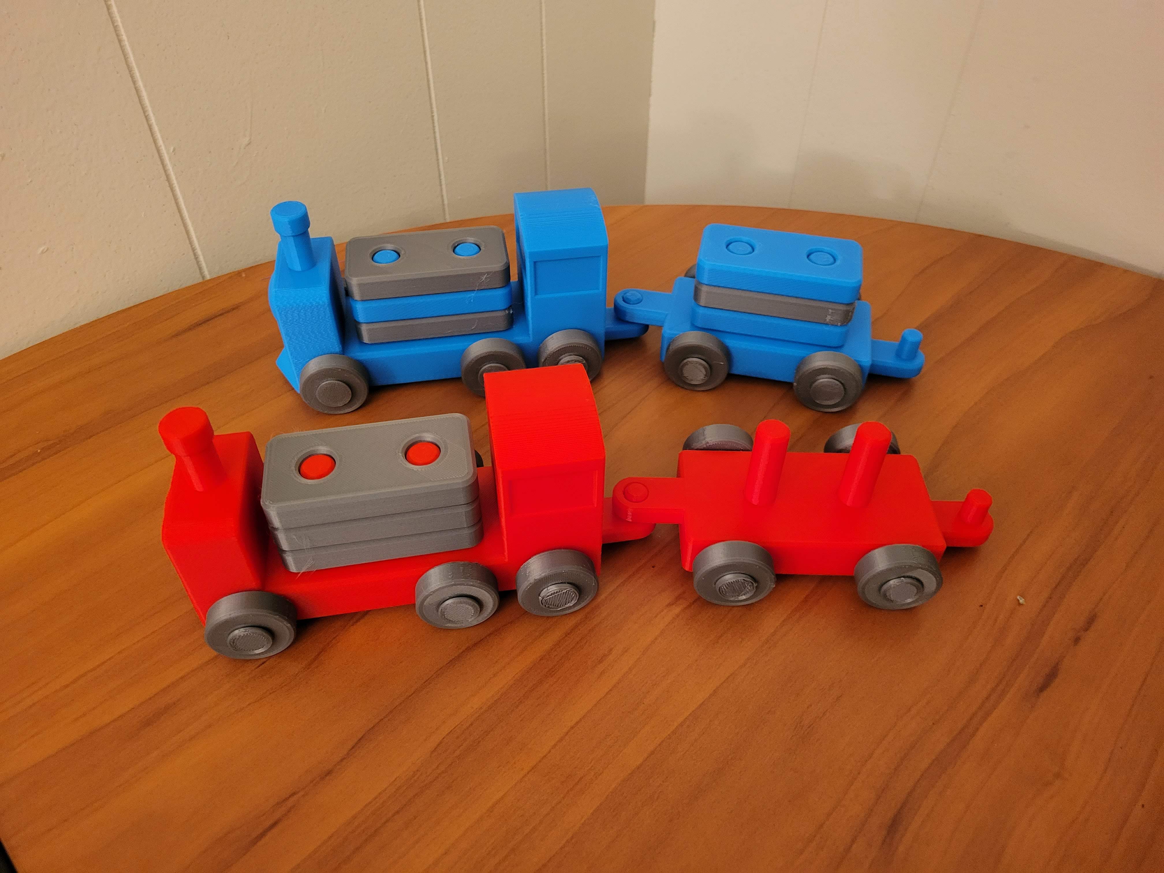 Stacking Train by Crafter64 | Download free STL model | Printables.com