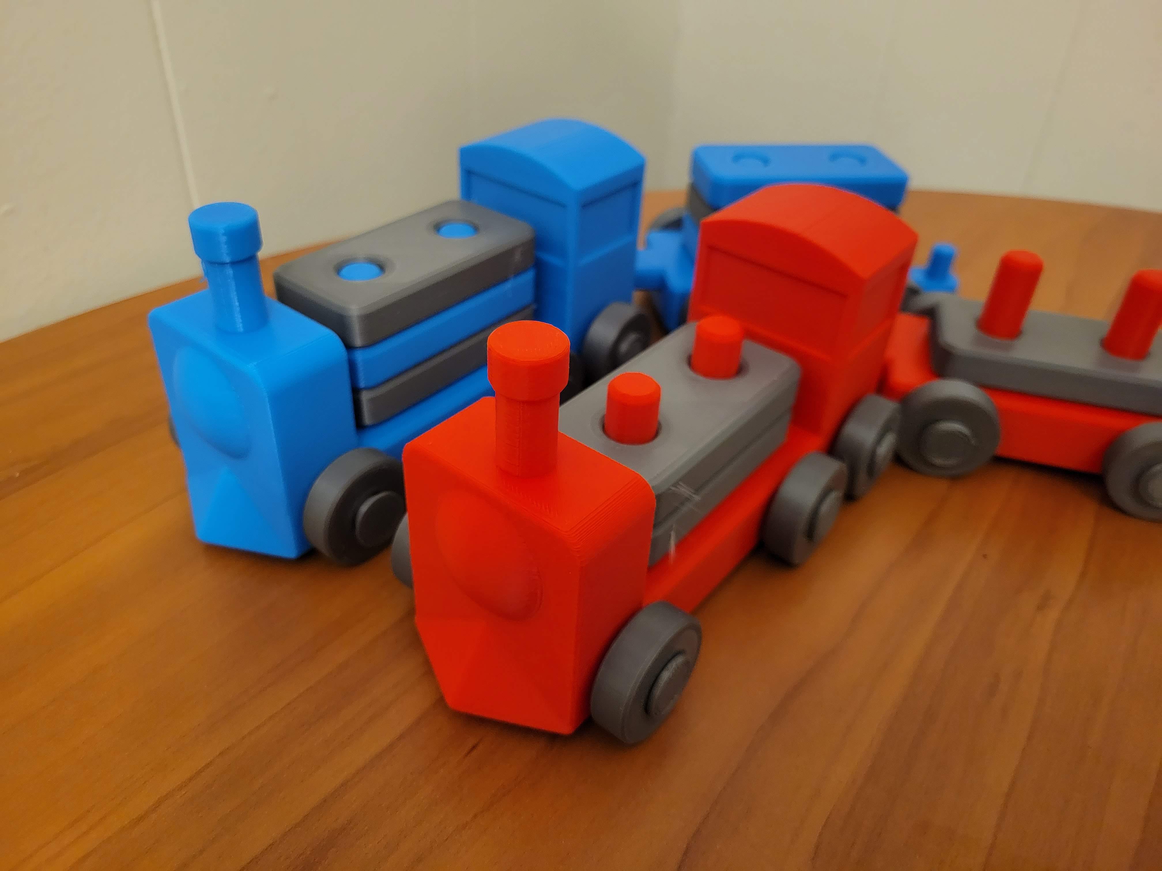 Stacking Train by Crafter64 | Download free STL model | Printables.com