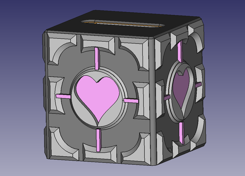 Portal Tissue Box Cover by Vioppoiv | Download free STL model ...