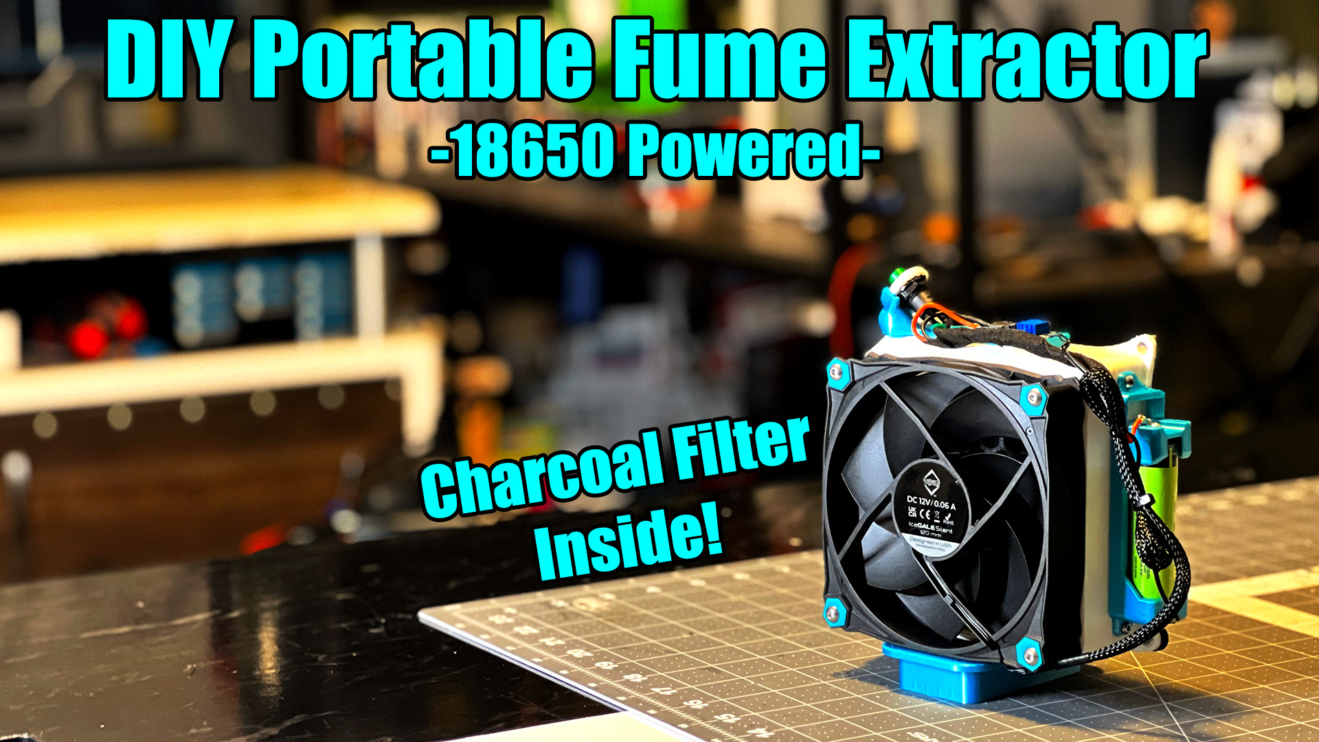 Diy Fume Extractor/Air Purifier by ElectricOasis | Download free STL ...