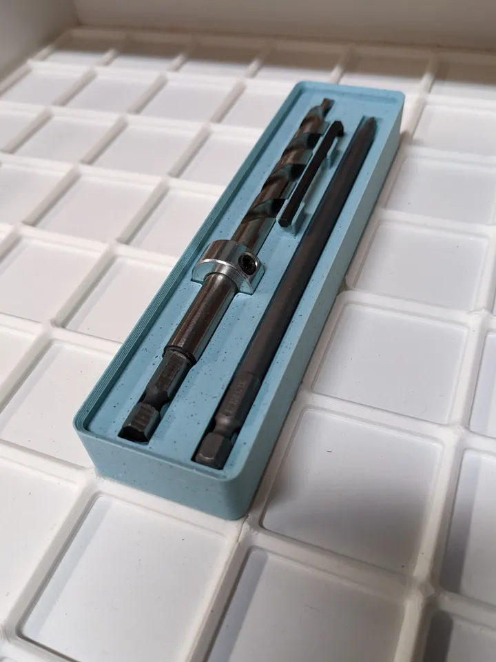 Gridfinity Pocket Hole Drill and Driver Bit Holder by Flash72 | Download free STL model ...