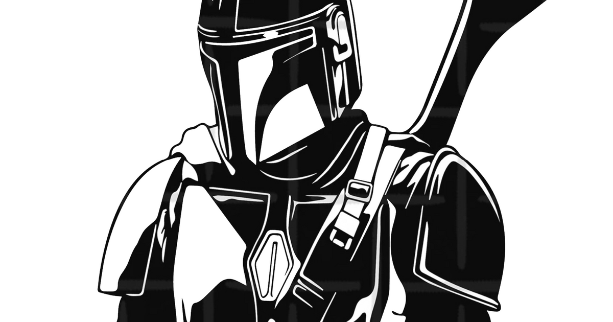 Mandalorian Wall Art Mando by pino1021 | Download free STL model ...