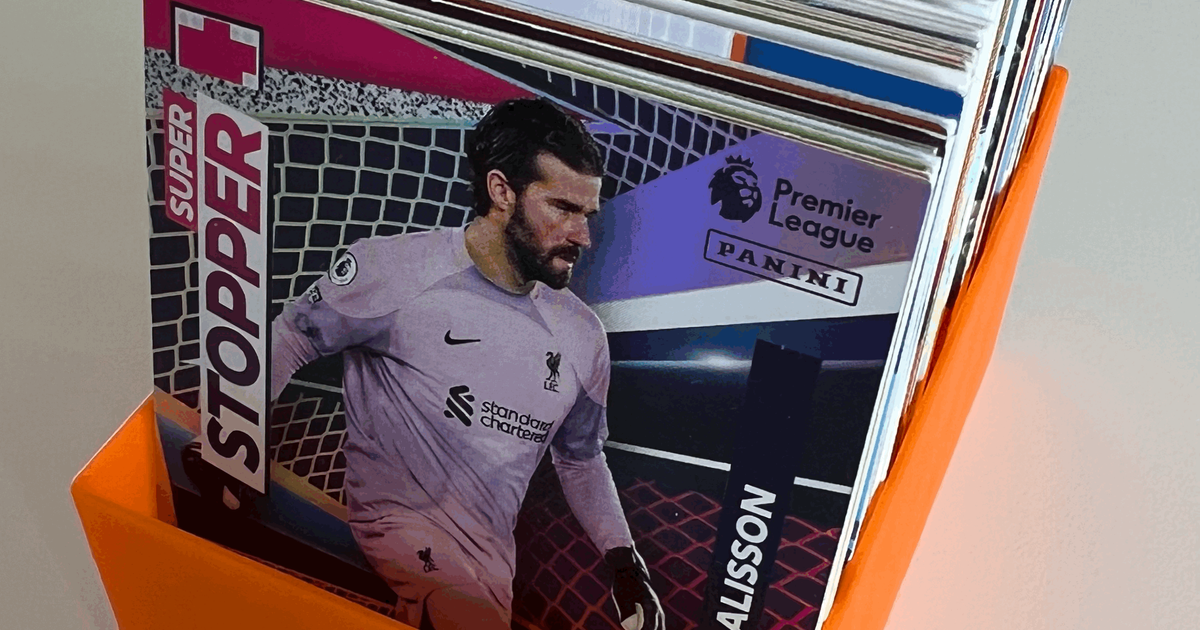 Football card box by The occasional extrusionist | Download free STL ...