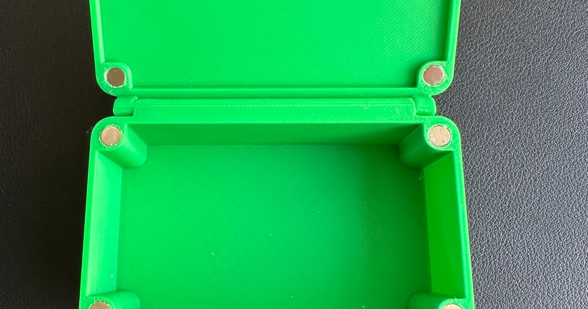 Hinged Box with Magnets by romanroibu | Download free STL model ...