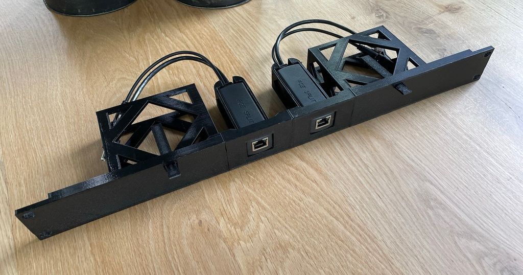 Philips HUE 1U Rack Mount (PoE splitter / Keystone) by RobinUit ...
